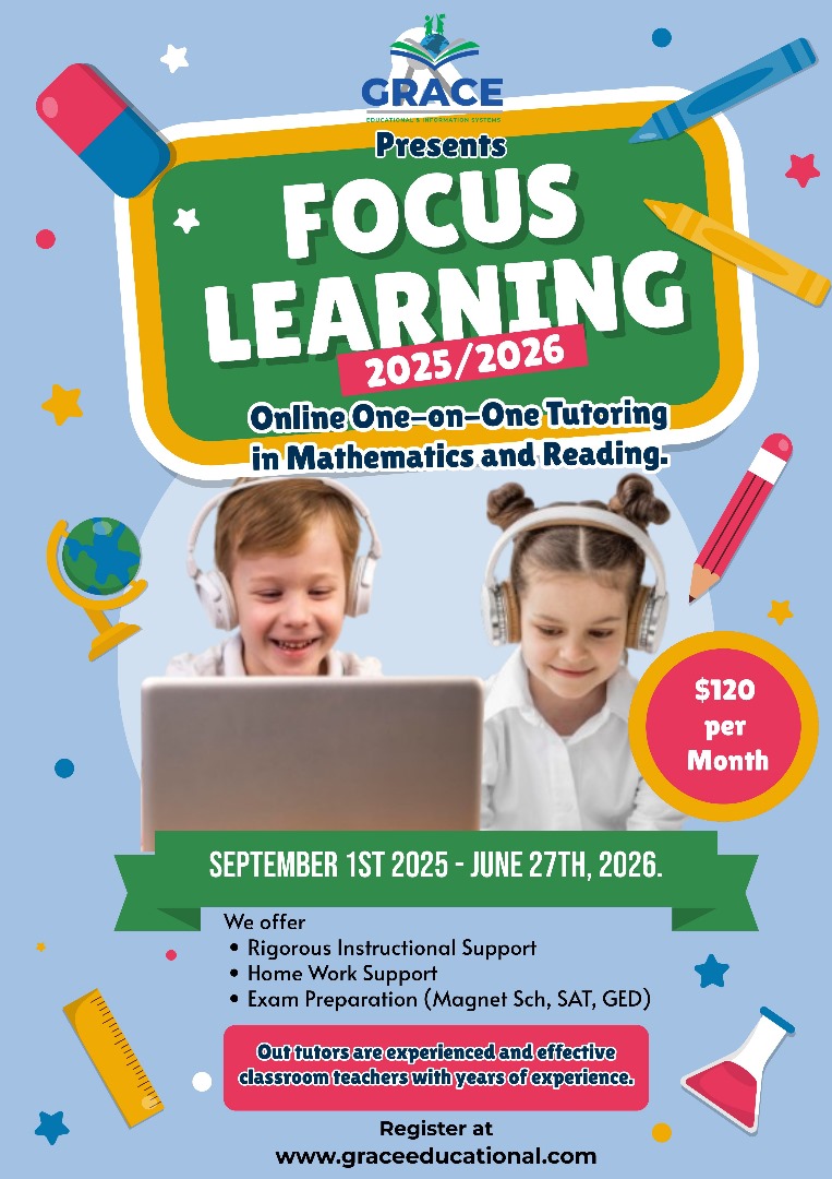 Focus Learning – Grace Educational & Information Systems